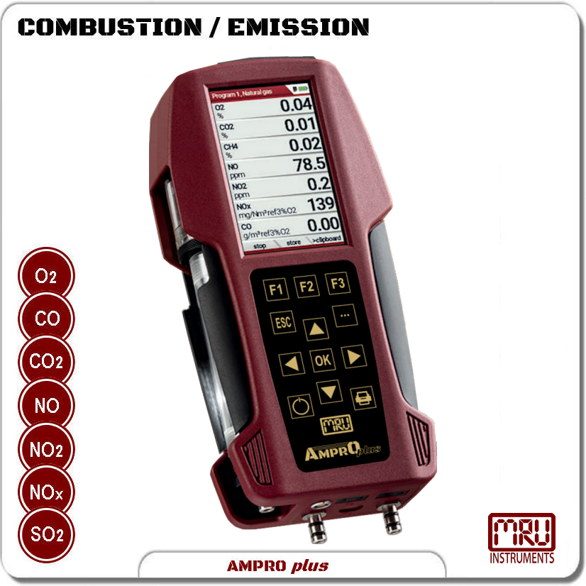 AMPRO plus - Analizador de combustión / emisiones - MRU Instruments ...